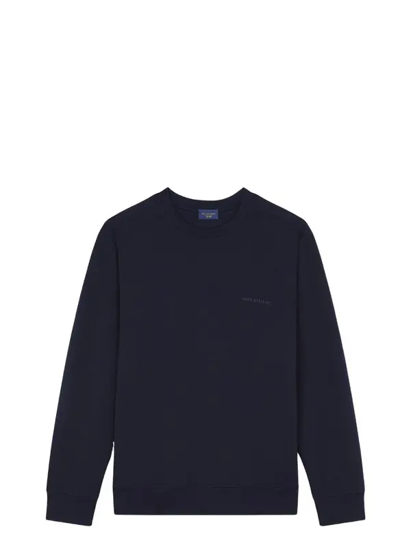 PAUL  SHARK Paul & Shark Oversized Sweatshirt With Maxi Sharks Print - Black