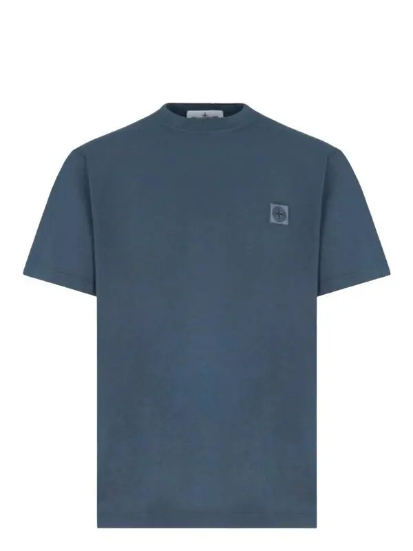 Stone Island Short Sleeve Crewneck T-shirt - Blue