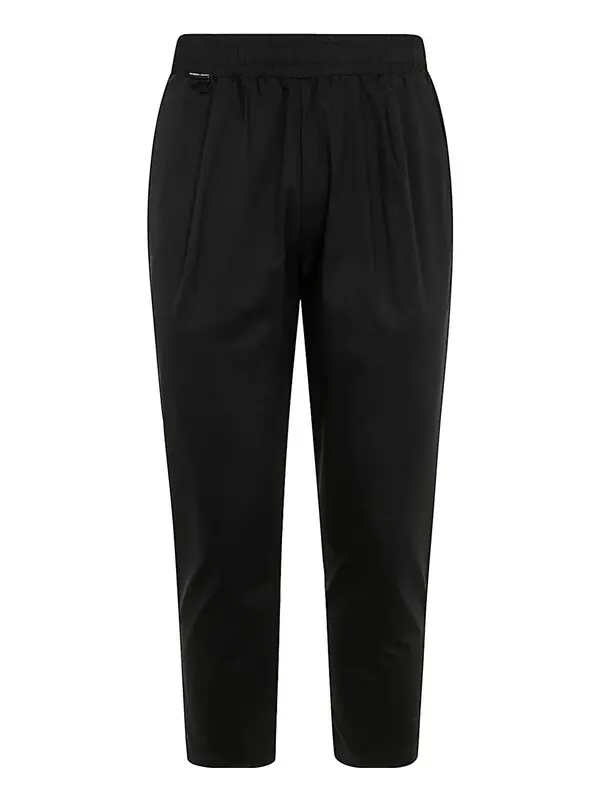 FAMILY FIRST Tapered Twill Casual Trousers - Black