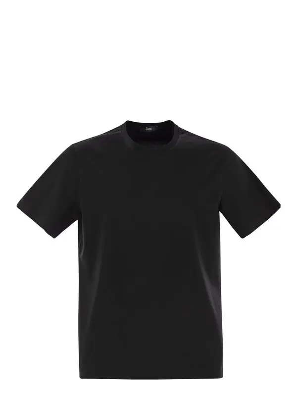 Herno Stretched Crewneck T-shirt - Black