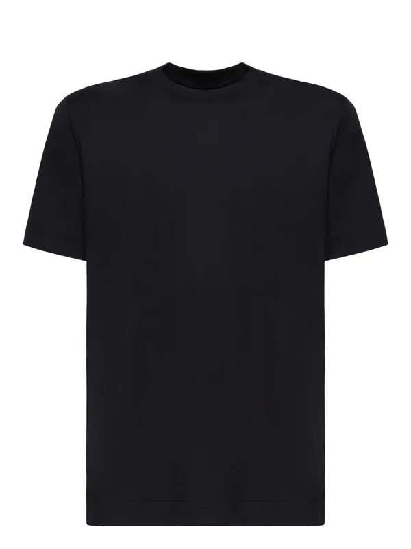 GIULIANO GALIANO Round Neck T-shirt - Black