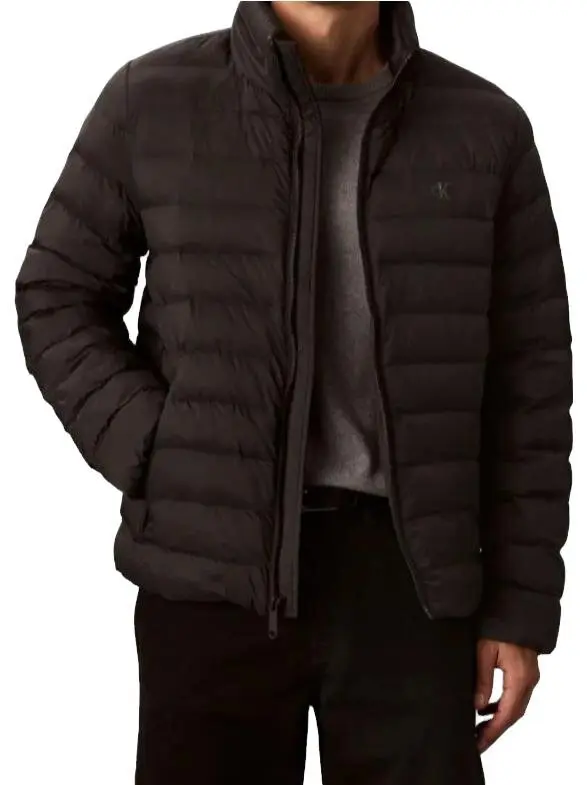 Calvin Klein Padded Zip-up Jacket - Black