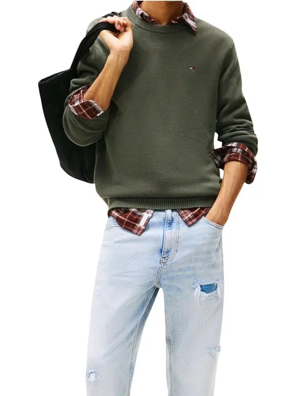 Tommy Hilfiger Crewneck Long Sleeve Sweatshirt - Multicolor