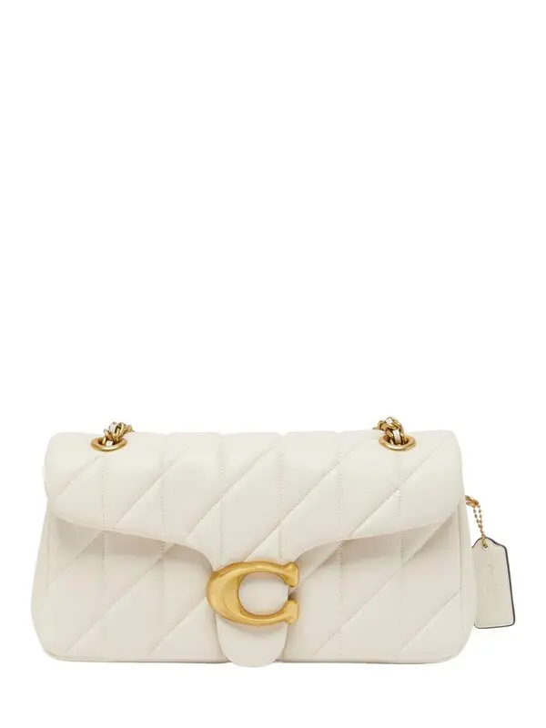 COACH Quilted Tabby Shoulder Bag 26 - White