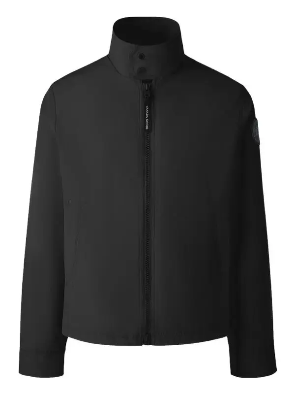 Canada Goose Rosedale Jacket With High Collar And Zip Closure - Black