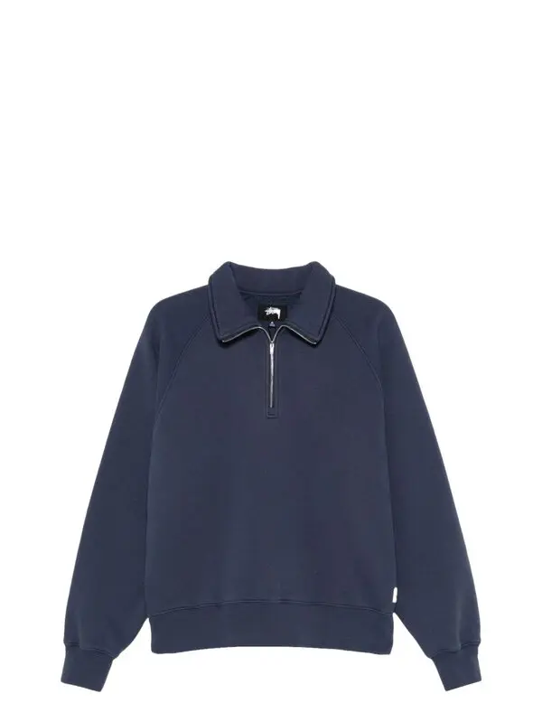 StÜssy Relaxed Half-zip Sweatshirt - Blue