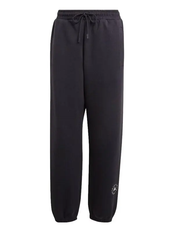 Adidas By Stella McCartney Relaxed Fit Sweatpants With Drawstring Waist - Black