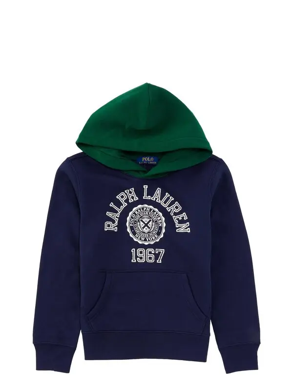 Polo Ralph Lauren Logo Print Hoodie - Black