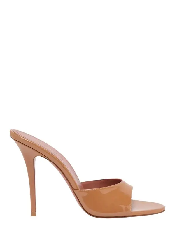 Amina Muaddi Open-toe High-heeled Sandals - Latte