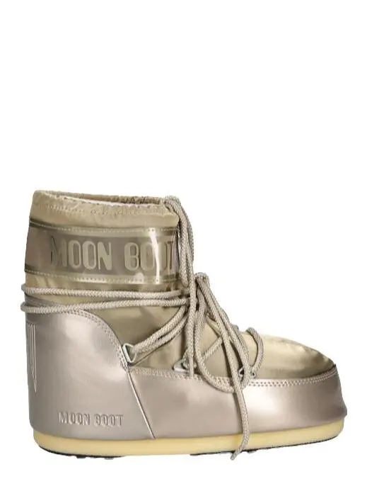 Moon Boot Classic Low Glance Lace-up Snow Boots - Platinum