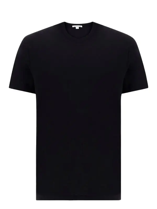 JAMES PERSE Crewneck Short-sleeved T-shirt - Black