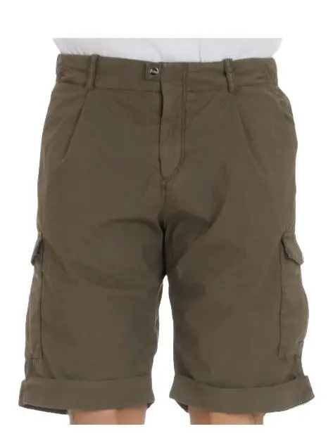 Herno Bermuda Shorts With Multiple Pockets - Brown