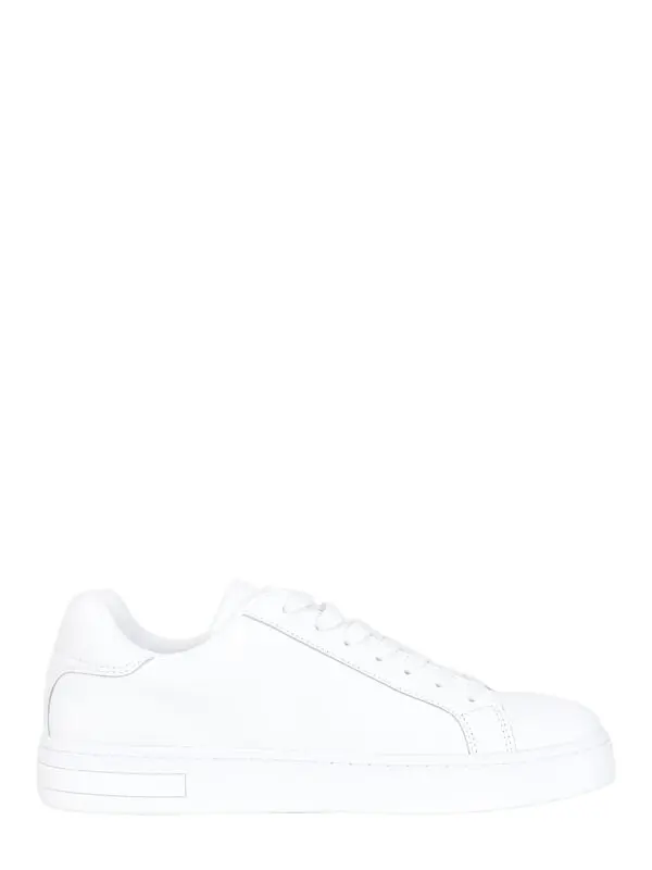 Armani Exchange Leather Sneakers - White