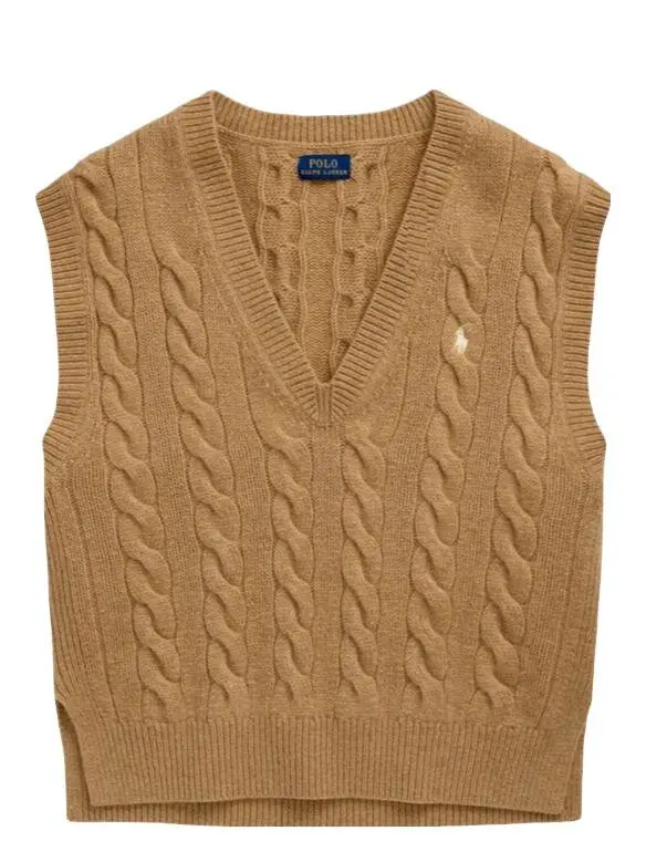 Polo Ralph Lauren Cable Knit Sleeveless Top - No