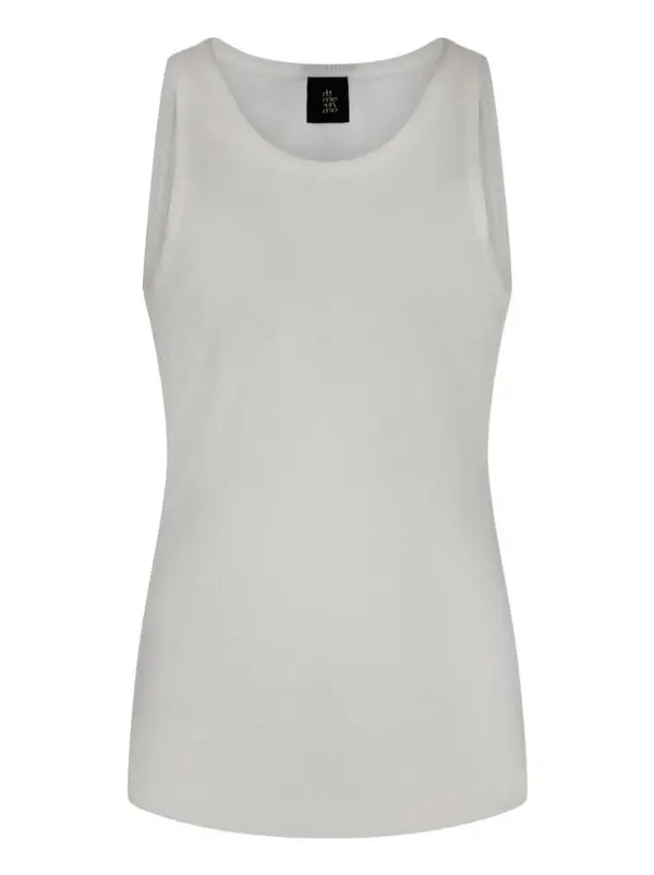 THOM KROM Ribbed Tank Top - White