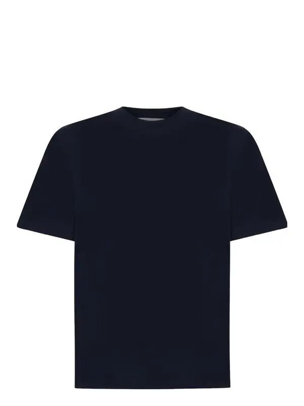 Studio Nicholson Logo Printed Crewneck T-shirt - Dark Blue