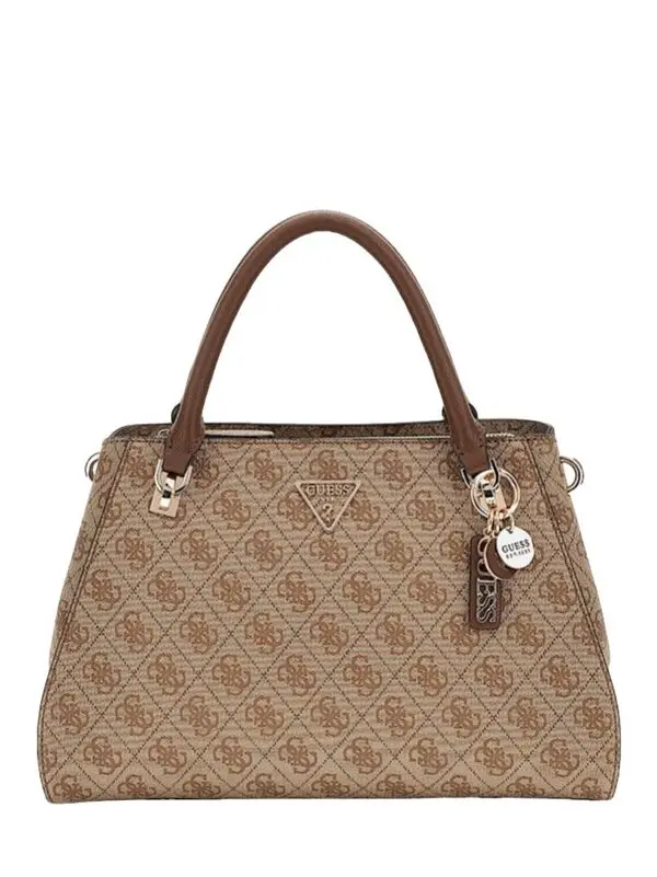 Guess Noelle 4g Tote Bag - Multi Beige