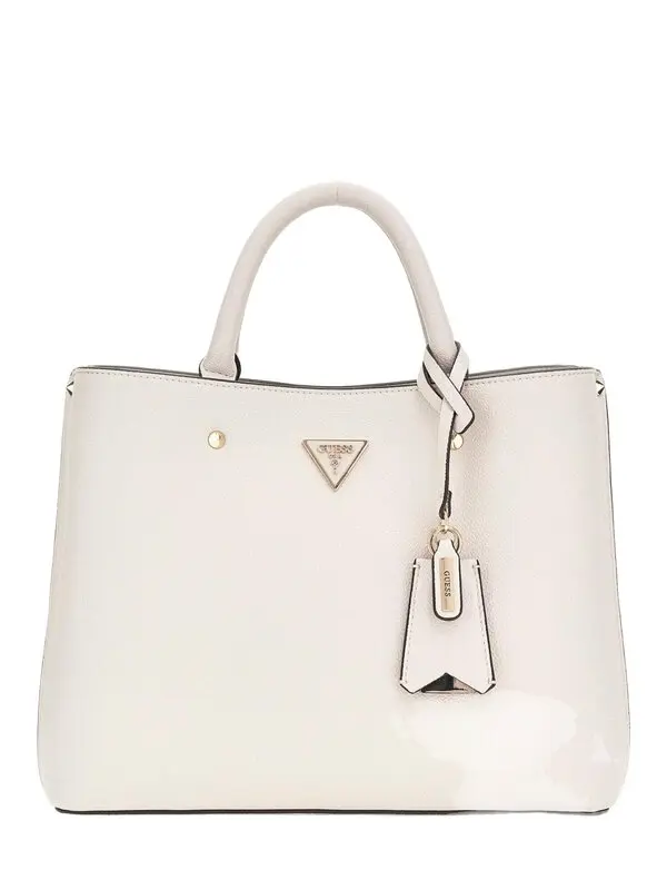 Guess Logo Handbag - Ivory