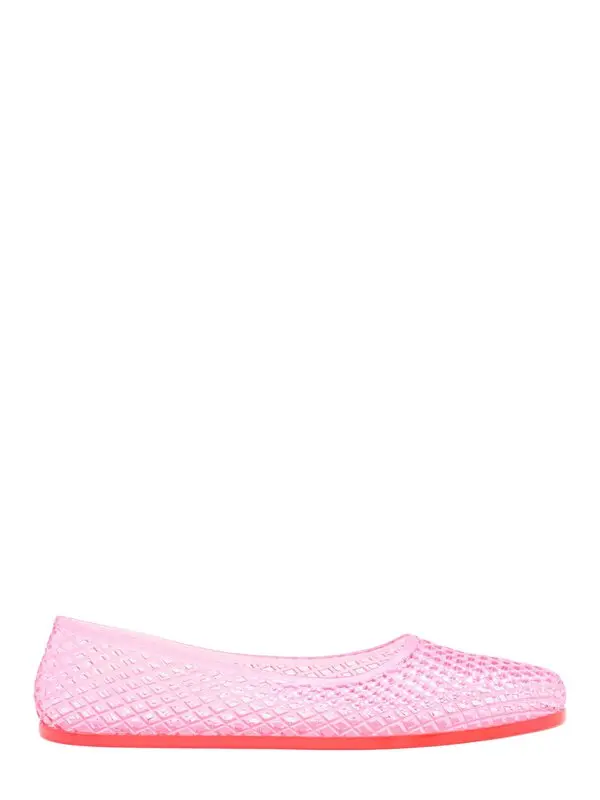 ANCIENT GREEK SANDALS Woven Jelly Flats - Pink