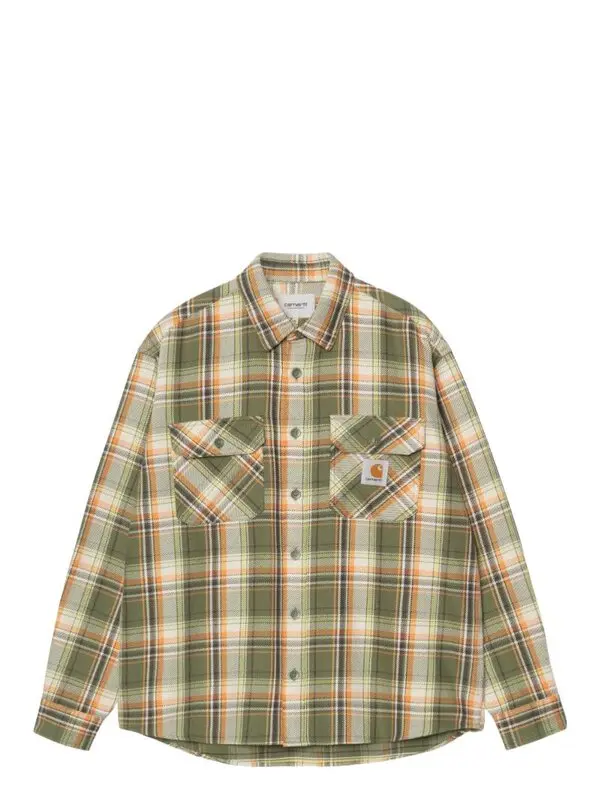 Carhartt Work In Progress Check Pocket Shirt - Dollar Green