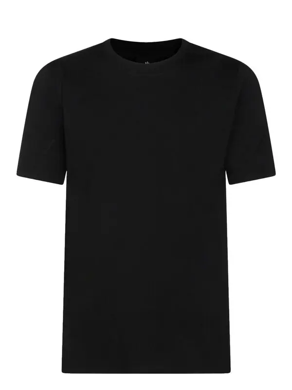 THOM KROM Contrast Stitch Crewneck T-shirt - Black