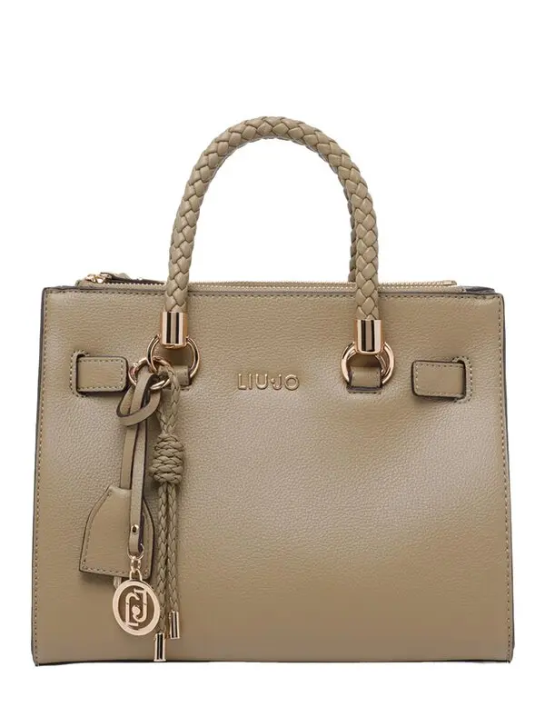 Liu Jo Zipped Top Handle Tote Bag - Nude