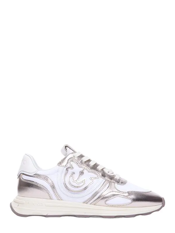 Pinko Panelled Zoe Sneakers - White