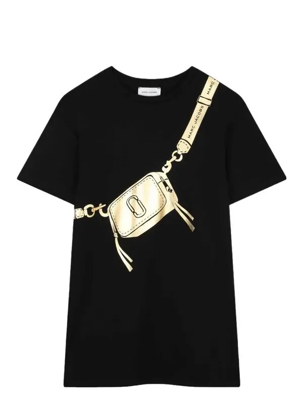 Marc Jacobs Graphic T-shirt Dress - Black
