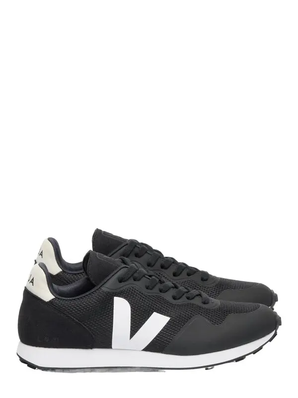 VEJA B-mesh Low-top Sneakers With Embossed Logo - Black