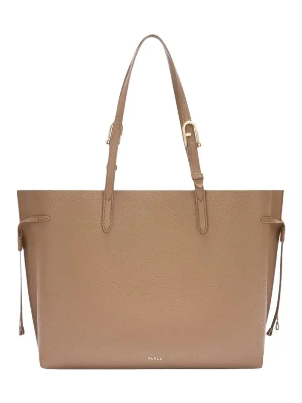Furla Logo Shoulder Bag - Brown
