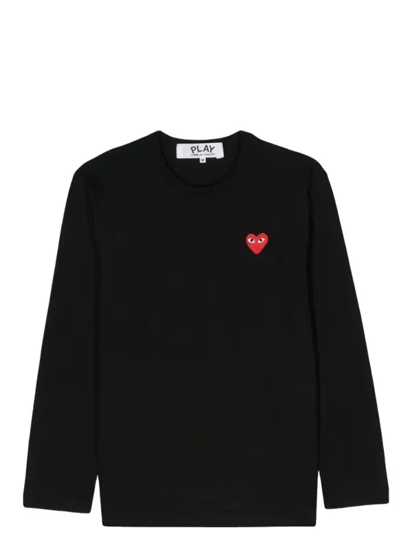 Comme Des Garçons Long Sleeve T-shirt - Black