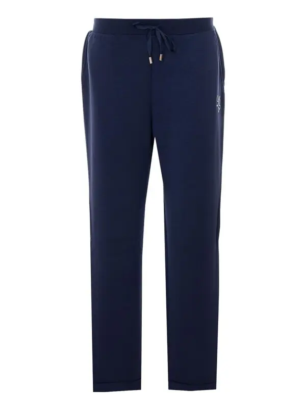 Liu Jo Embroidered Logo Jogger Trousers - Black