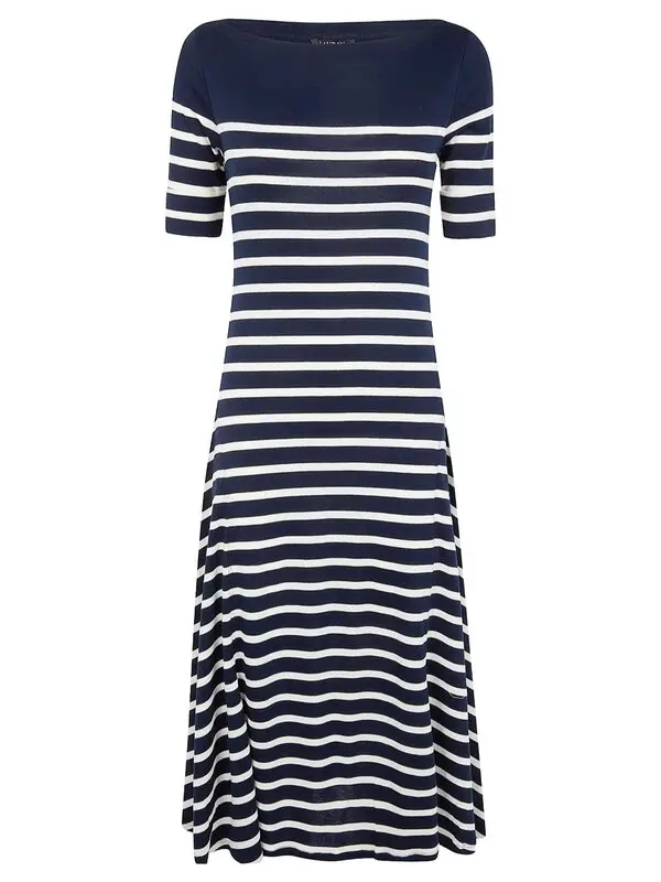 Ralph Lauren Striped Maxi Dress - Black