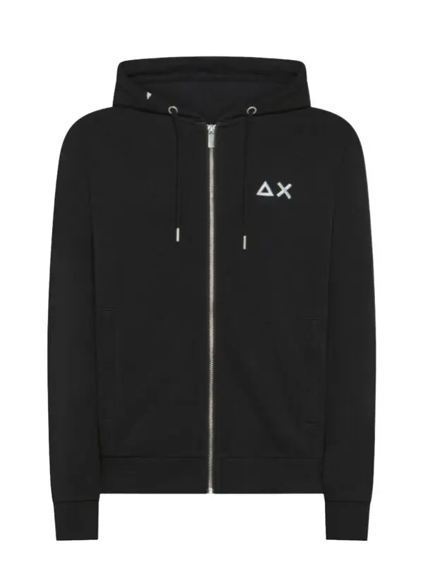 SUN 68 Track Zip Hoodie - Black