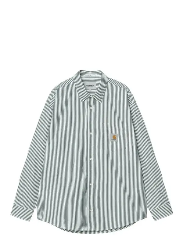Carhartt Work In Progress Daldry Striped Oversized Shirt - Gray