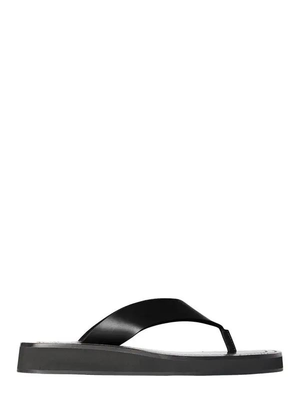 THE ROW Ginza Sandal - Black
