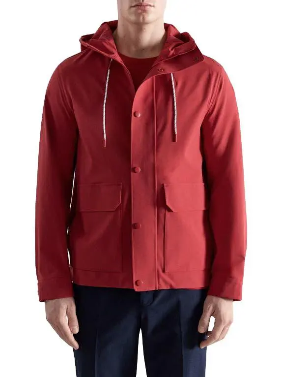 Mango Water Repellent Thermolite® Hooded Jacket - Red
