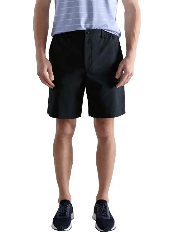 Mango Water Repellent Comfort Stretch Shorts - Navy