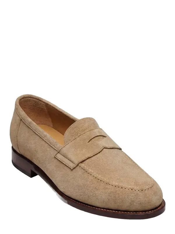 MORJAS The Penny Loafer Suede - Sand Suede