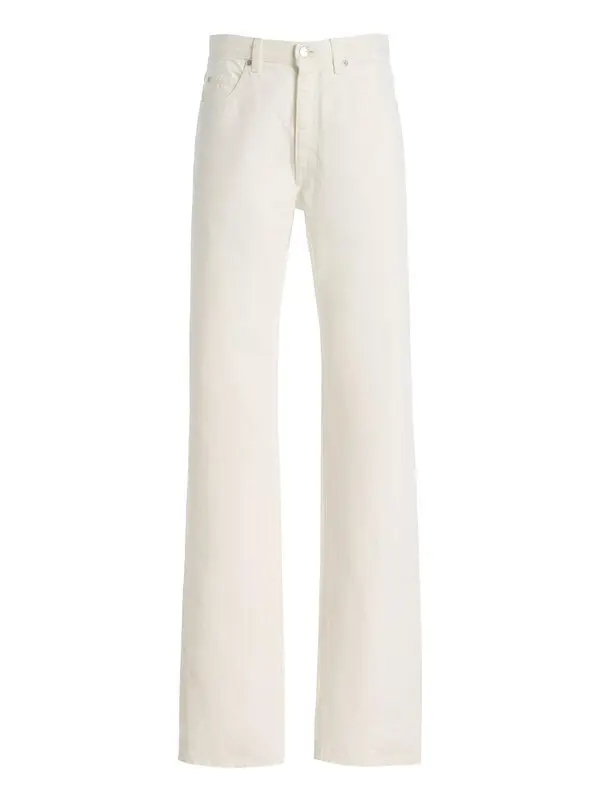 Calvin Klein Straight-leg Jeans - Ivory
