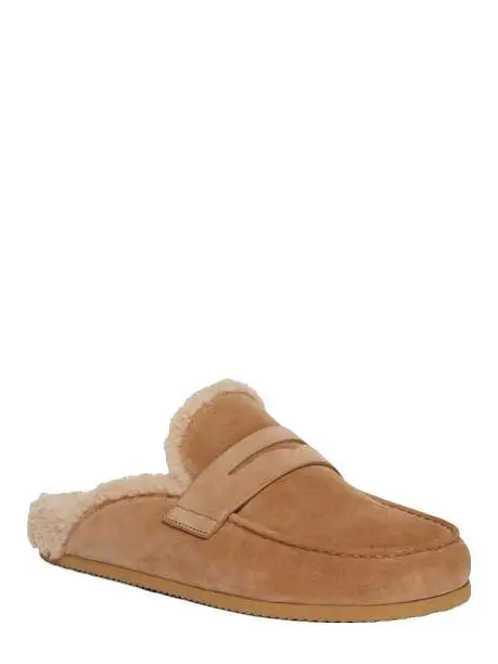 Paige Wynn Genuine Shearling Mule - Camel