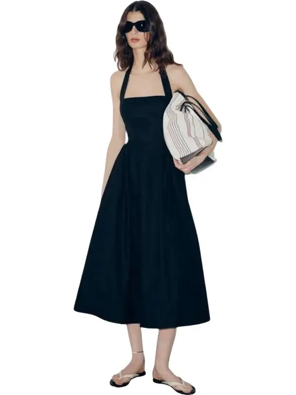 REFORMATION Seine Dress - Black