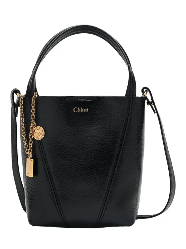 Chloé Small Leather Tote Bag - Blue