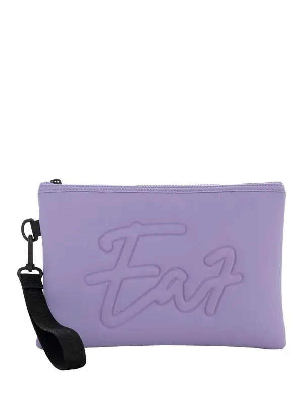 EA7 Clutch With Embossed Logo - Lilac