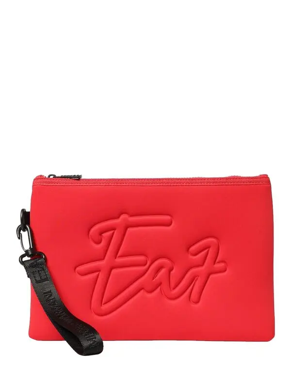 EA7 Clutch With Embossed Logo - Red