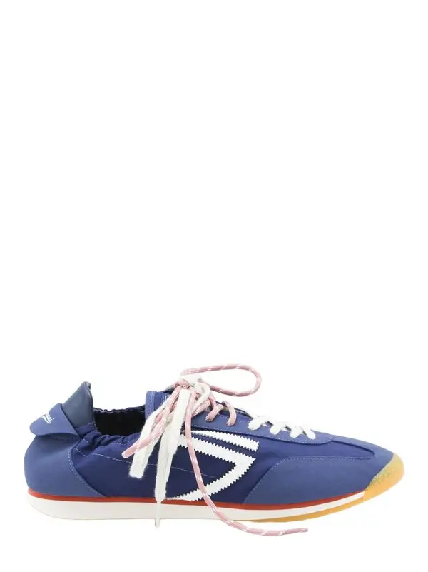 PURAAI Vegan Nylon Trainers With Contrasting Logo - Ocean