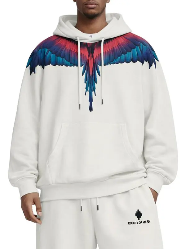 COUNTY OF MILAN Graphic Hoodie - White
