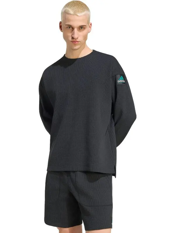 Adidas Equipment Waffle Long Sleeve Tee - Black