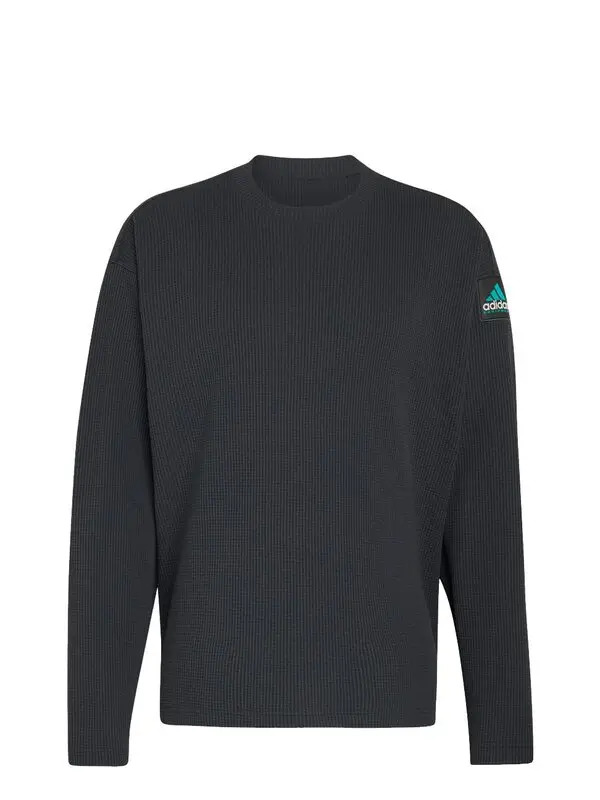 Adidas Equipment Waffle Long Sleeve Tee - Black