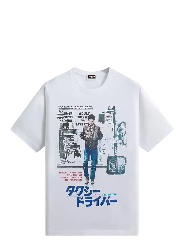 Kith For Taxi Driver Japanese Poster Standard Tee - White